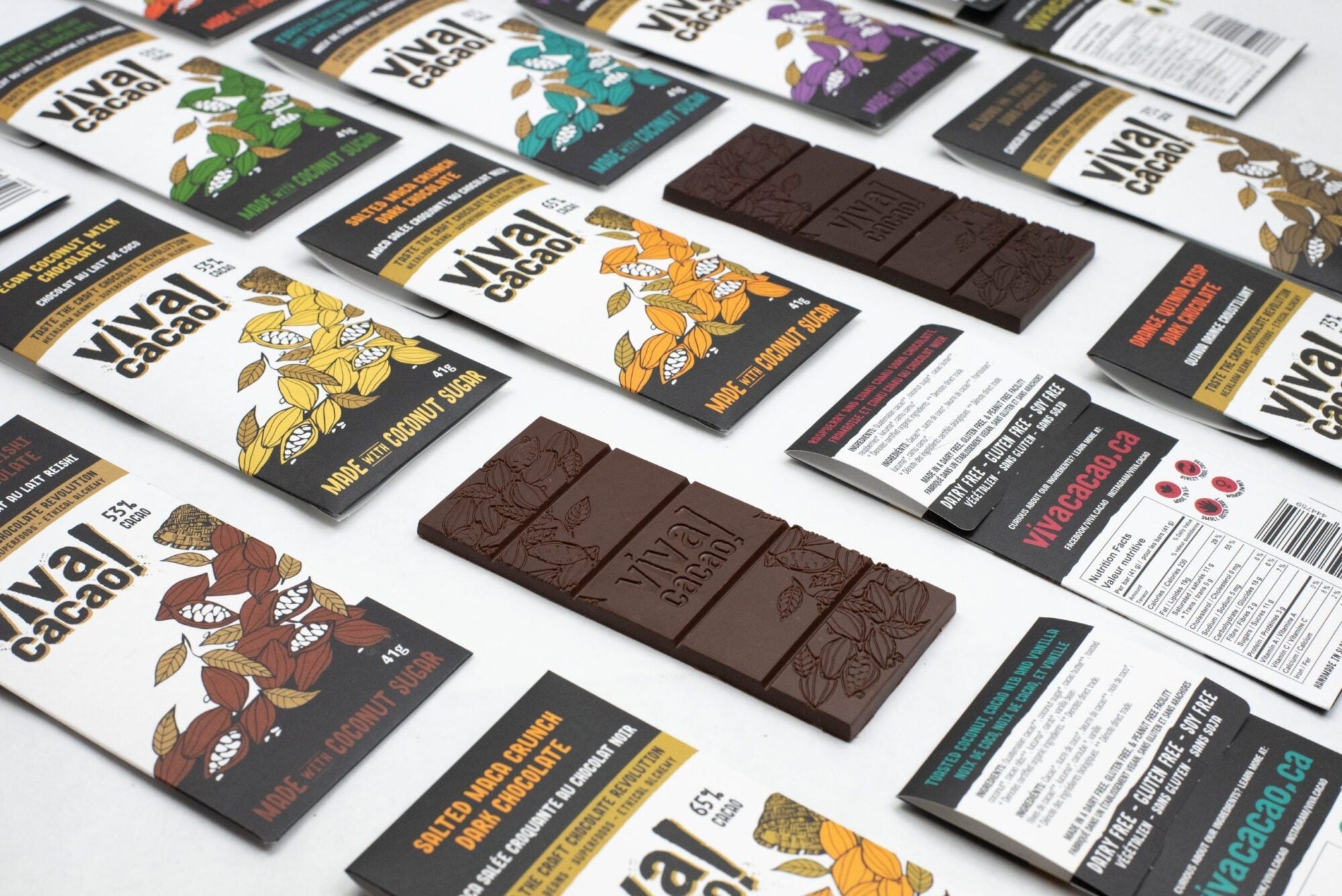 All Vegan Chocolate Bars | Naturally Sweetened & Canadian Made – VIVA ...